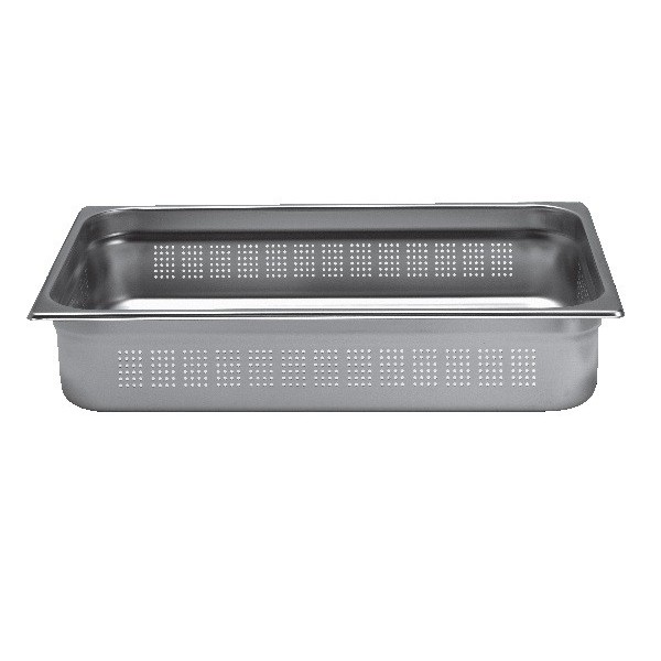 Bac inox cuisine gastronorme GN1/1 perforé en inox aisi 304 - Matériels ...