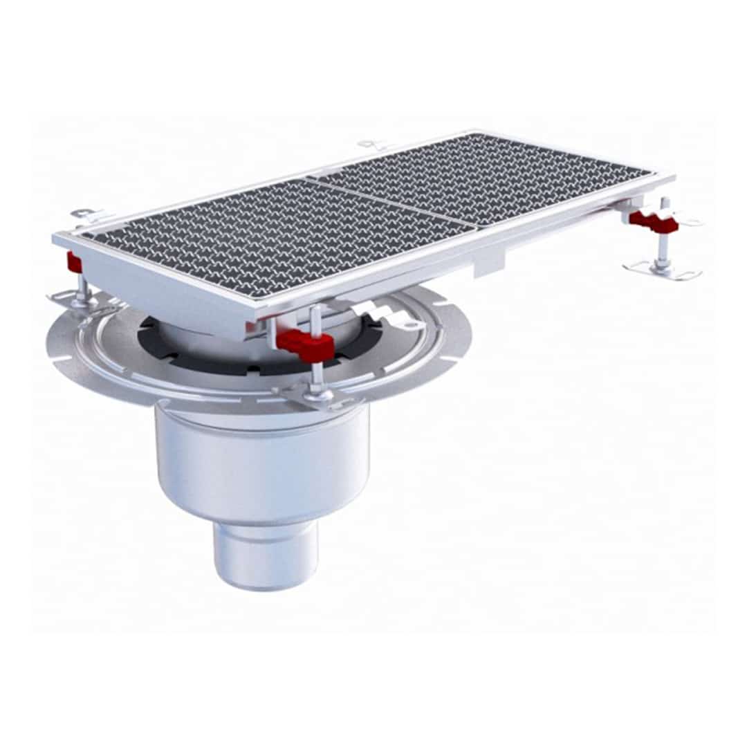Siphon téléscopique Epur HygieneFirst avec grilles caillebotis 300 x ...