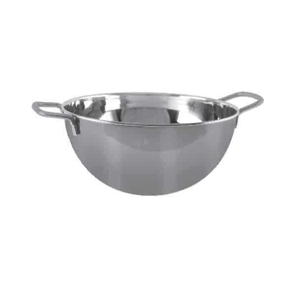 Bassine inox à anses fond rond Ø 360 mm 12 L - Matériels Cuisine