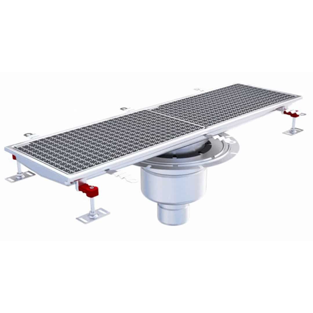 Siphon téléscopique Epur HygieneFirst avec grilles caillebotis 300 x ...