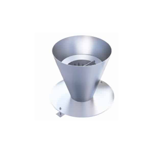 Cone de récupération fixe H 200 mm + cadre H 25 mm pour Modul 20 ...