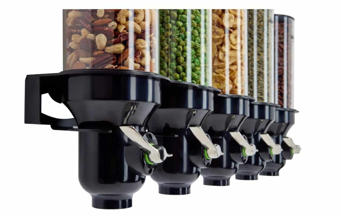 Distributeur mural d'aliments secs gamme Free Flow 5 x 2,5 L ...